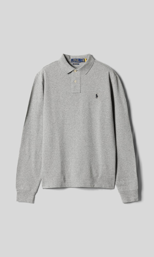 Polo Ralph Lauren Mesh Polotröja Melerad grå | Herr | Volt